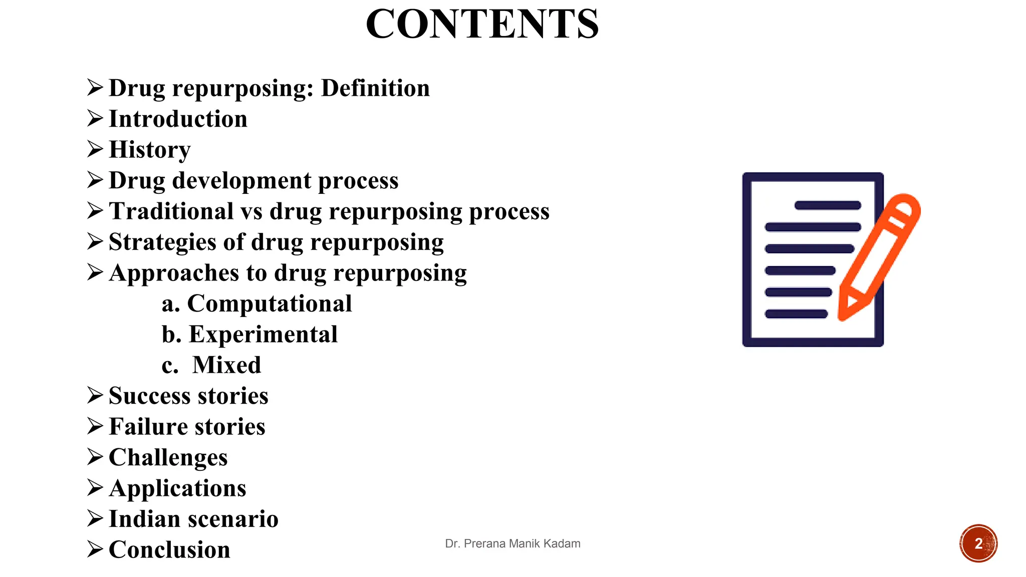 Drug Repurposing in Healthcare Dr. Prerana.pptx