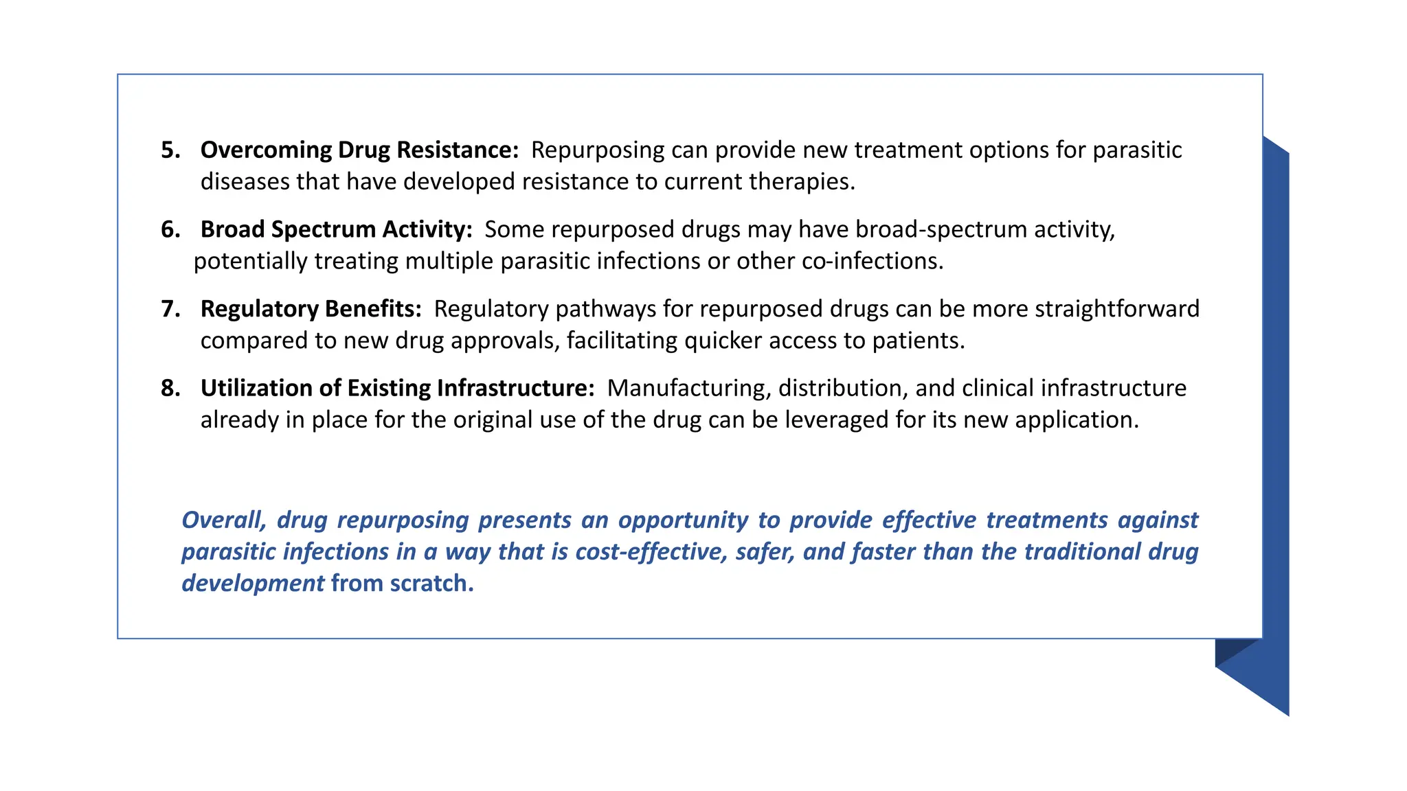 Drug Repurposing for Parasitic Diseases.pptx | Infectious Diseases ...