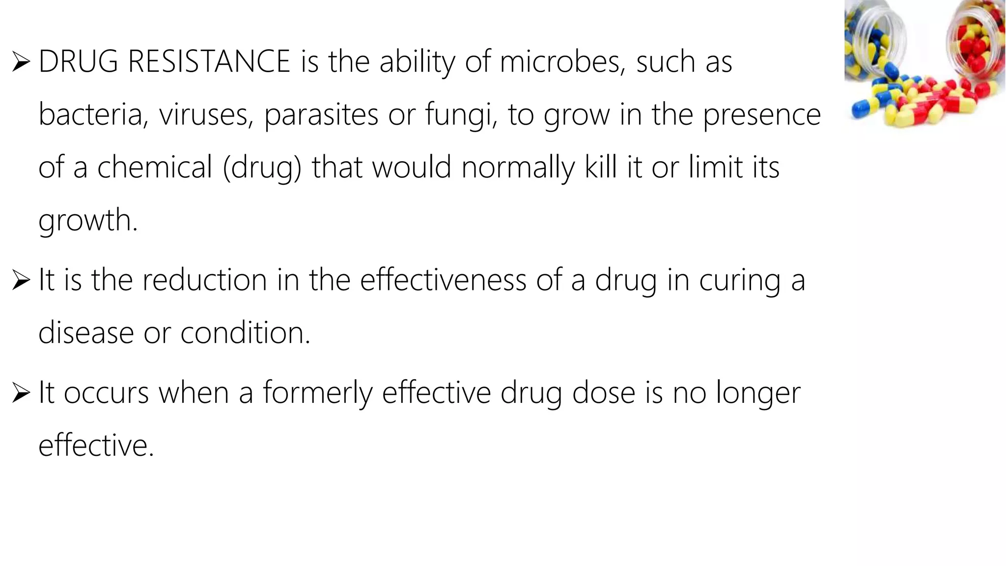 Drug resistance | PPTX