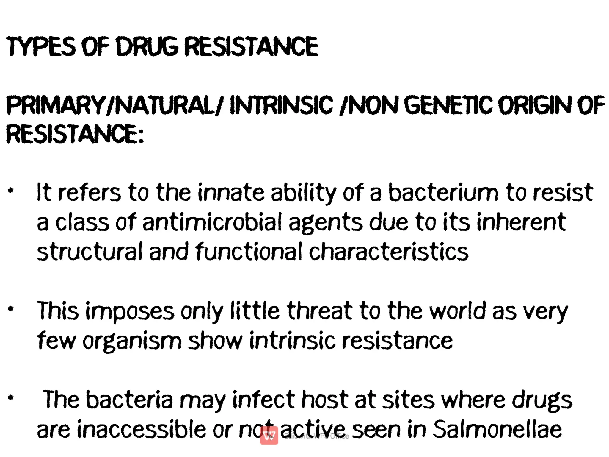 DRUG RESISTANCE-WPS Office(1).pdf TYPES OF DRUG RESISTANCE | PDF