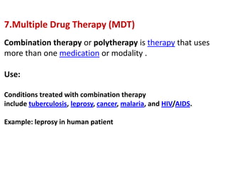 Drug resistance and multiple drug therapy-by Dr.Jibachha Sah | PDF