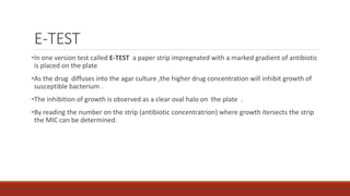 Antibiotic resistance and suceptibility. | PPT