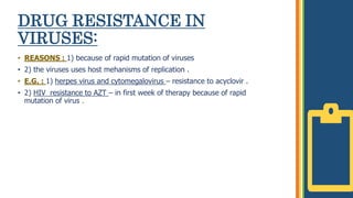 Drug resistance in microorganisms | PPTX