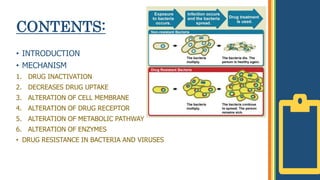 Drug resistance in microorganisms | PPTX