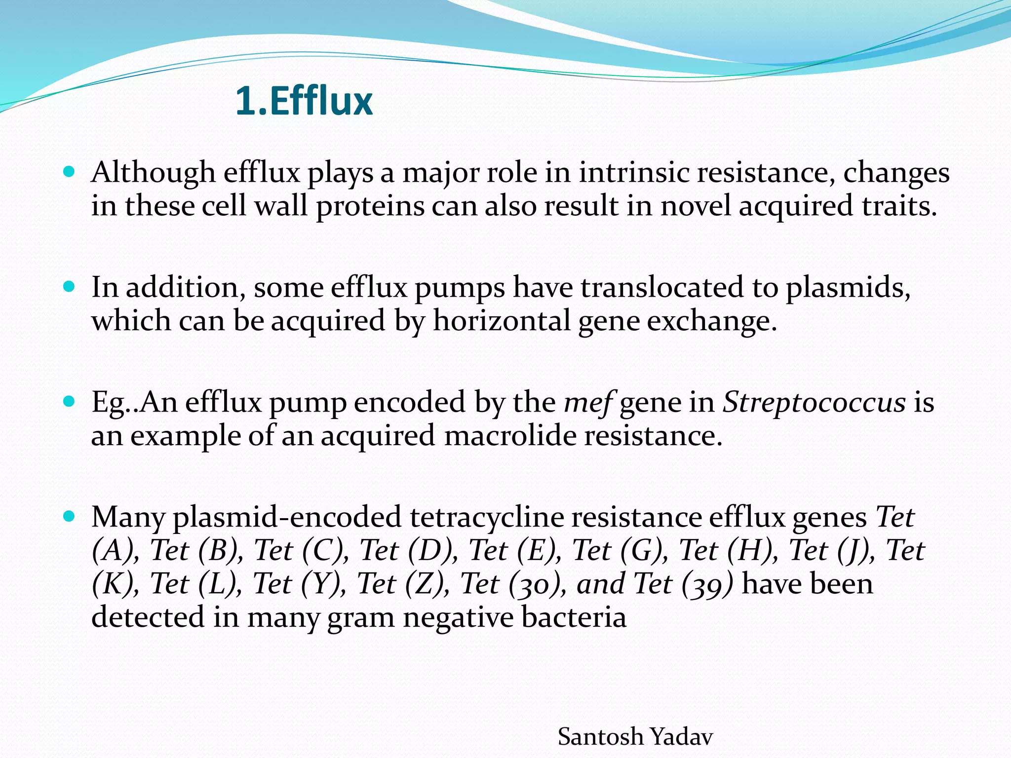 Drug Resistance Mechanism | PPTX
