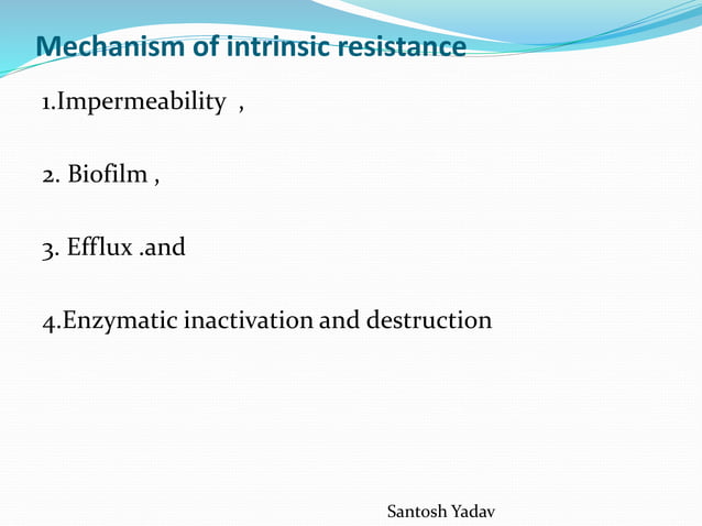 Drug Resistance Mechanism | PPTX | Pharmaceutical Drugs | Medical Health