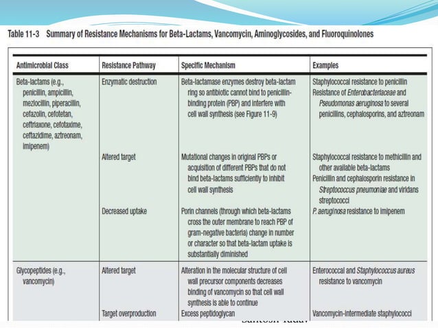 Drug Resistance Mechanism | PPTX | Pharmaceutical Drugs | Medical Health