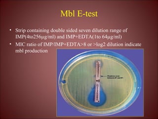 Drug resistance mechanism & their detection, recent advances | PPT