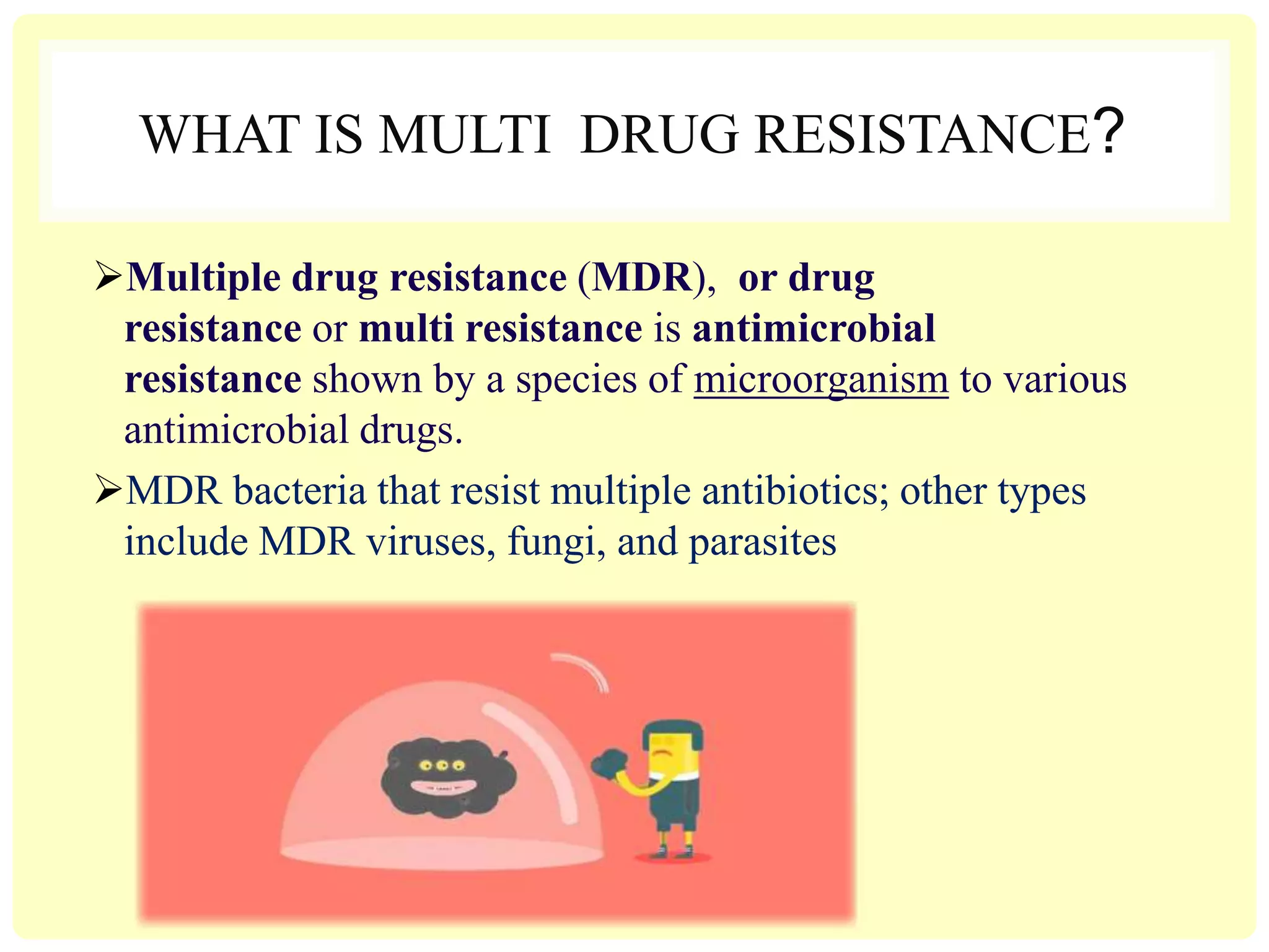 Multidrug resistance in Microbes | PPTX