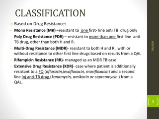Drug resistant TB | PPTX | Lung and Respiratory Health | Diseases and ...