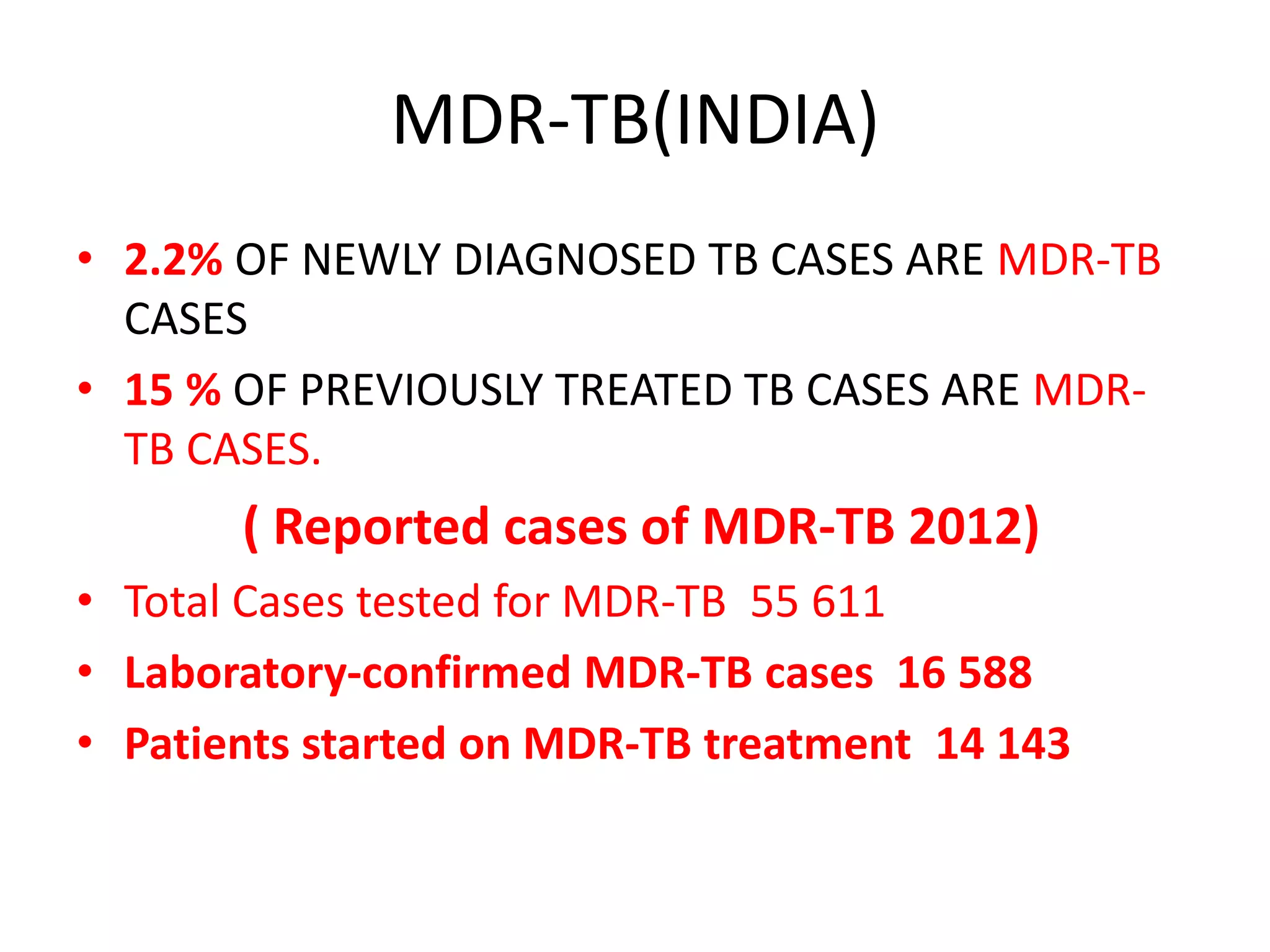 DRUG RESISTANT TUBERCULOSIS,DIAGNOSIS AND TREATMENT | PPTX