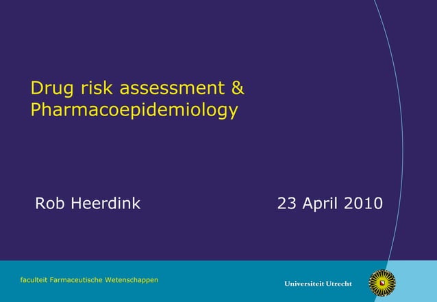 Drug Risk Assessment Studies | PPT