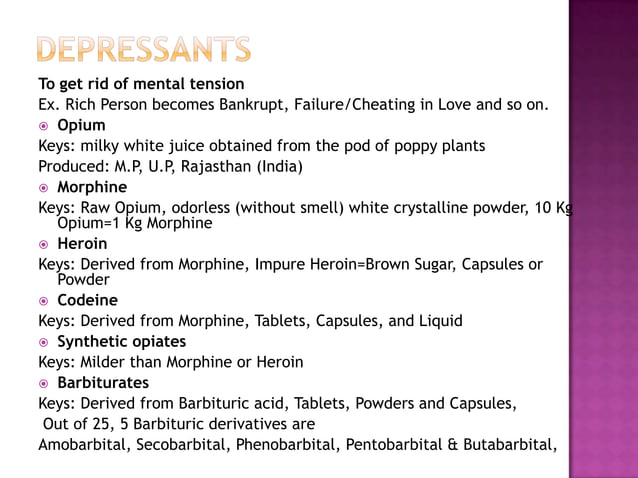 Drugs: Meaning & Types | PPTX