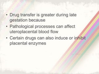 Drugs in pregnency | PPT