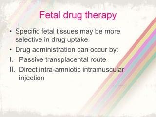 Drugs in pregnency | PPT