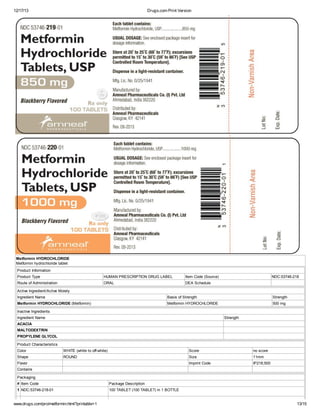 Drugs.com : Metformies | PDF