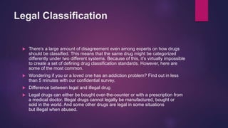 Drugs Classification | PPTX