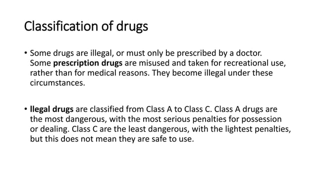 Drugs and Human Cambridge Biology IGCSE ppt | PPTX | Illegal Drugs ...