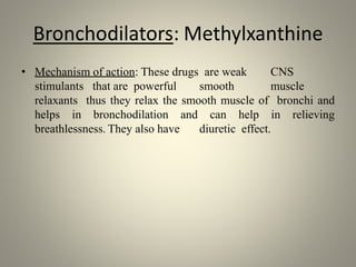 drugs, respiratory drugs, .pptx