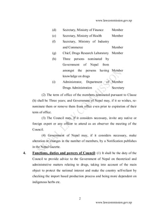 Drugs Advisory-Council & Drugs-Advisory-Committee(2037-1970) | PDF