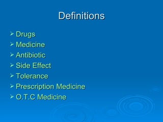 Drugs And Your Health | PPT