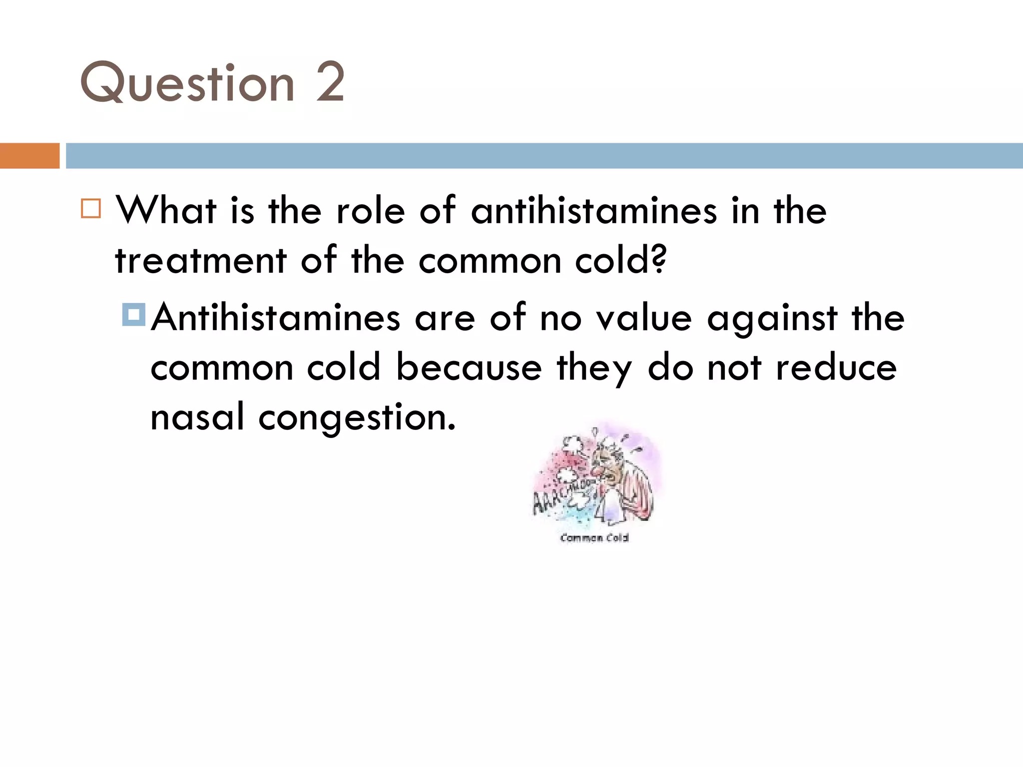 Drugs for Allergic Rhinitis Cough and Colds | PPT
