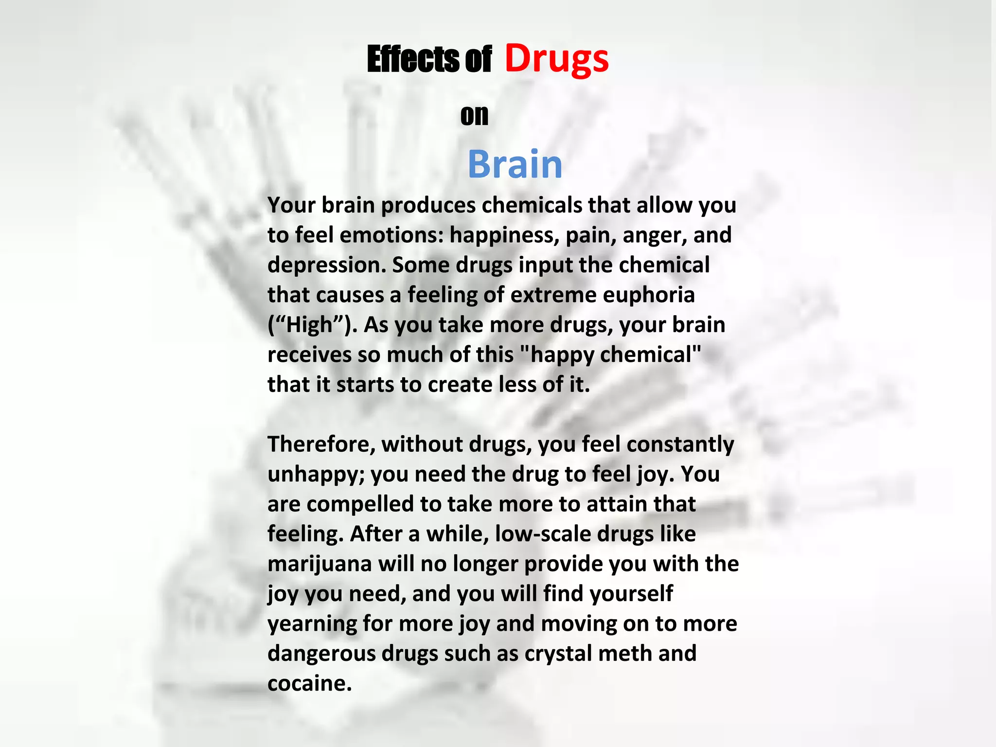 Drugs abuse and addiction | PPTX