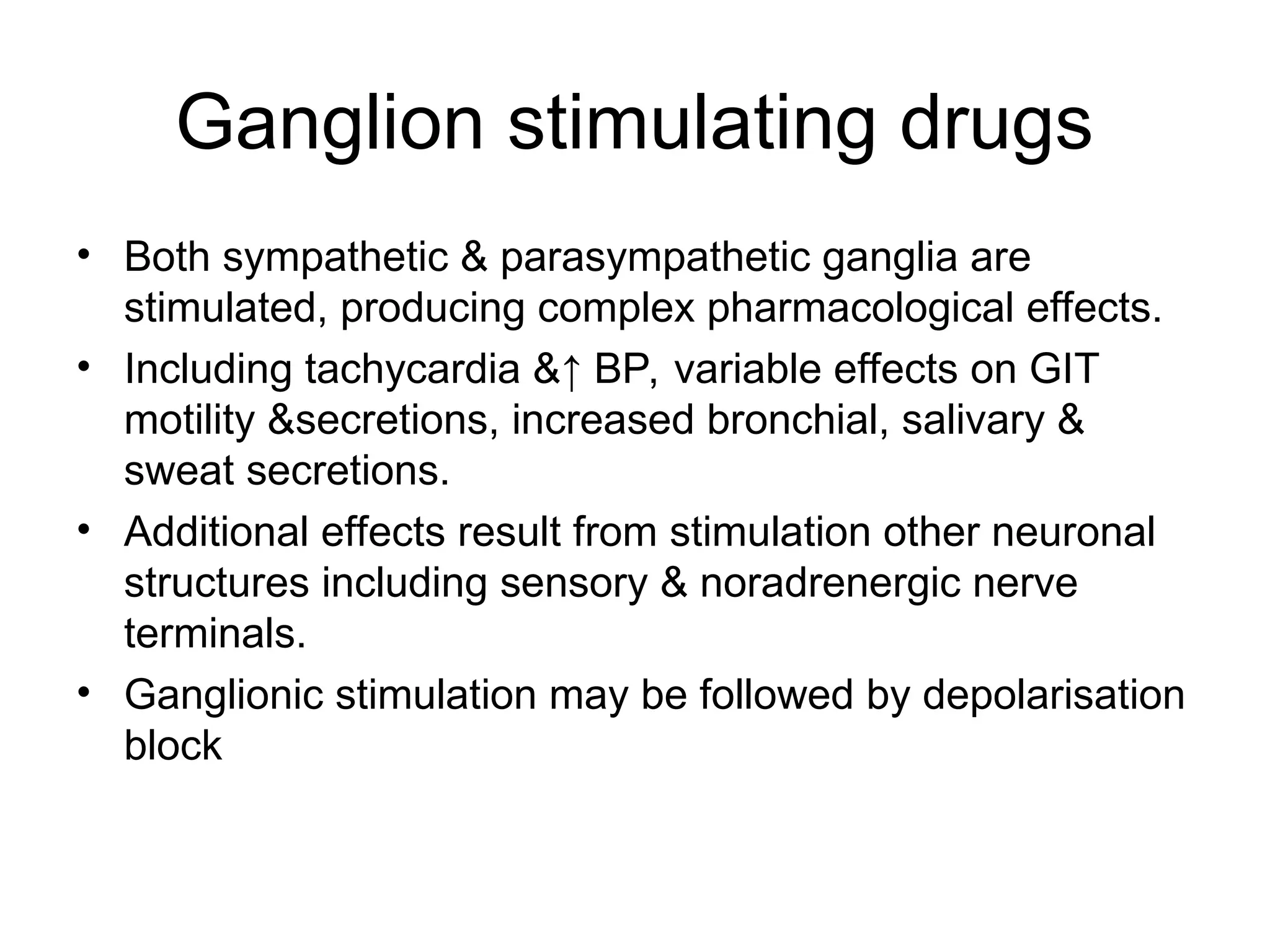 drugs acting on autonomic ganglion...ppt