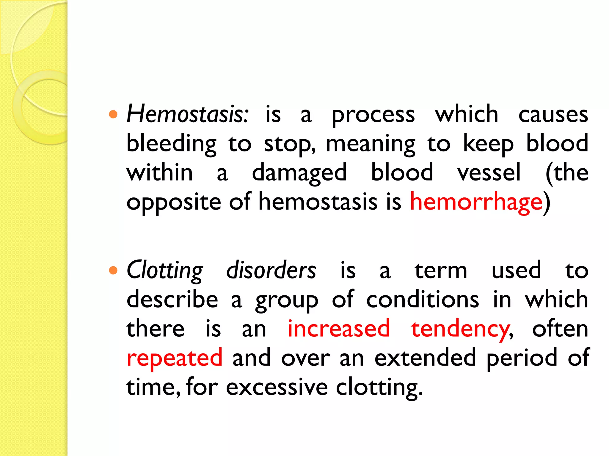 Drugs acting on blood and blood forming organs | PDF