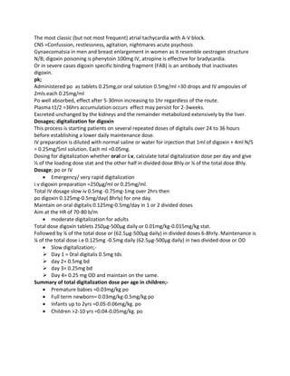 DRUGS ACTING ON CARDIOVASCULAR SYSTEm 1.docx | Heart and Cardiovascular ...