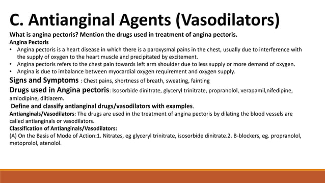 Drugs Acting on Cardiovascular System by Gauri.pptx | Heart and Cardiovascular Diseases ...