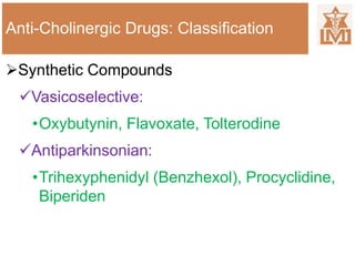 Drugs Acting on Cholinergic System II | PPTX | Digestive Disorders ...