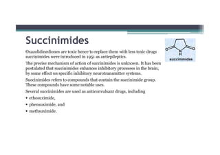 Drugs acting on cns anticonvulsants | PDF | Brain and Nervous System ...