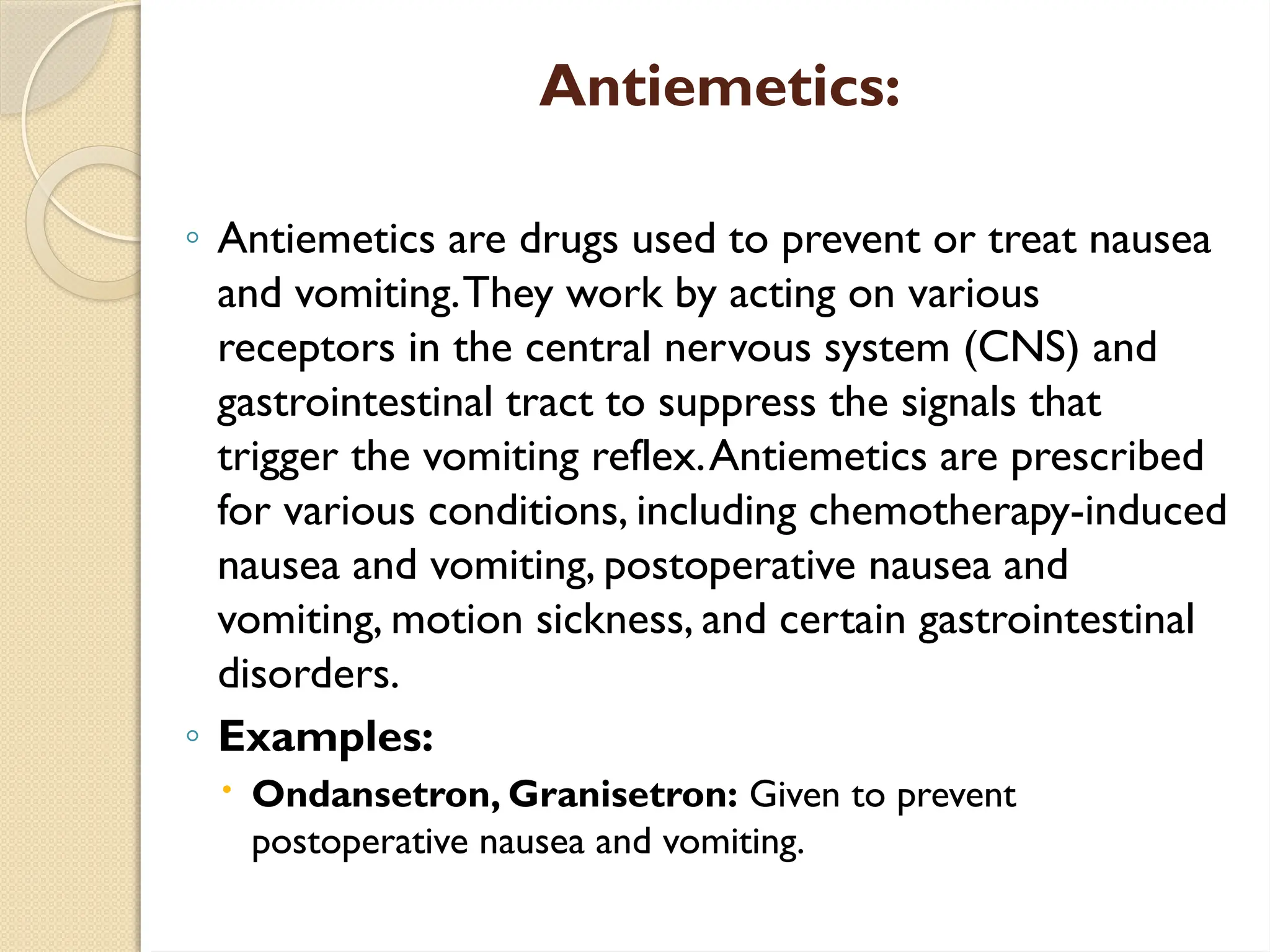 Drugs acting on Central Nervous System Unit 4 (B. Sc nursing).pptx