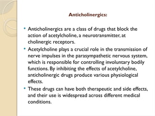 Drugs acting on Central Nervous System Unit 4 (B. Sc nursing).pptx