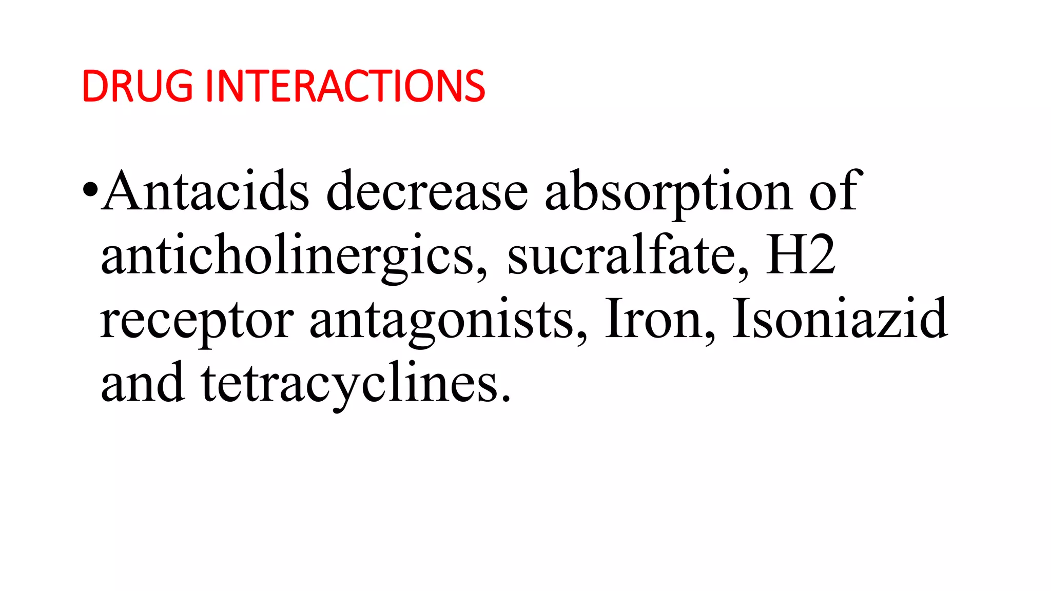 Drugs acting on GI | PPTX
