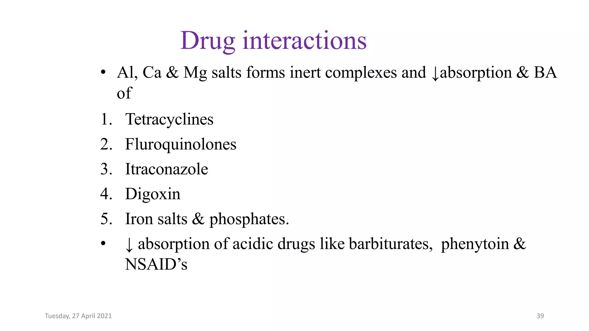Drugs acting on GIT disorders | PPTX