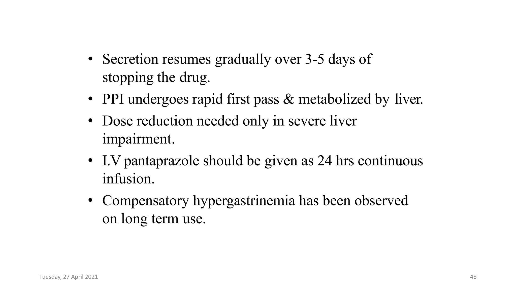 Drugs acting on GIT disorders | PPTX