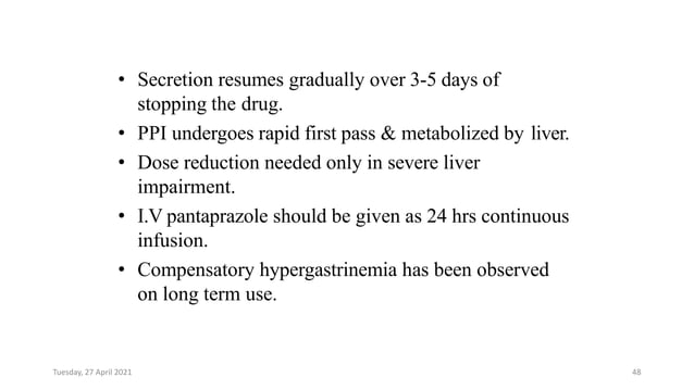 Drugs acting on GIT disorders | PPTX | Endocrine and Metabolic Diseases ...