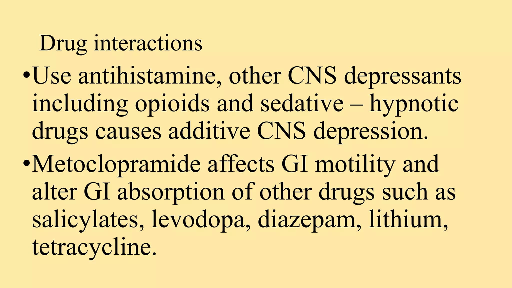 Drugs acting on G.I. system | PPTX
