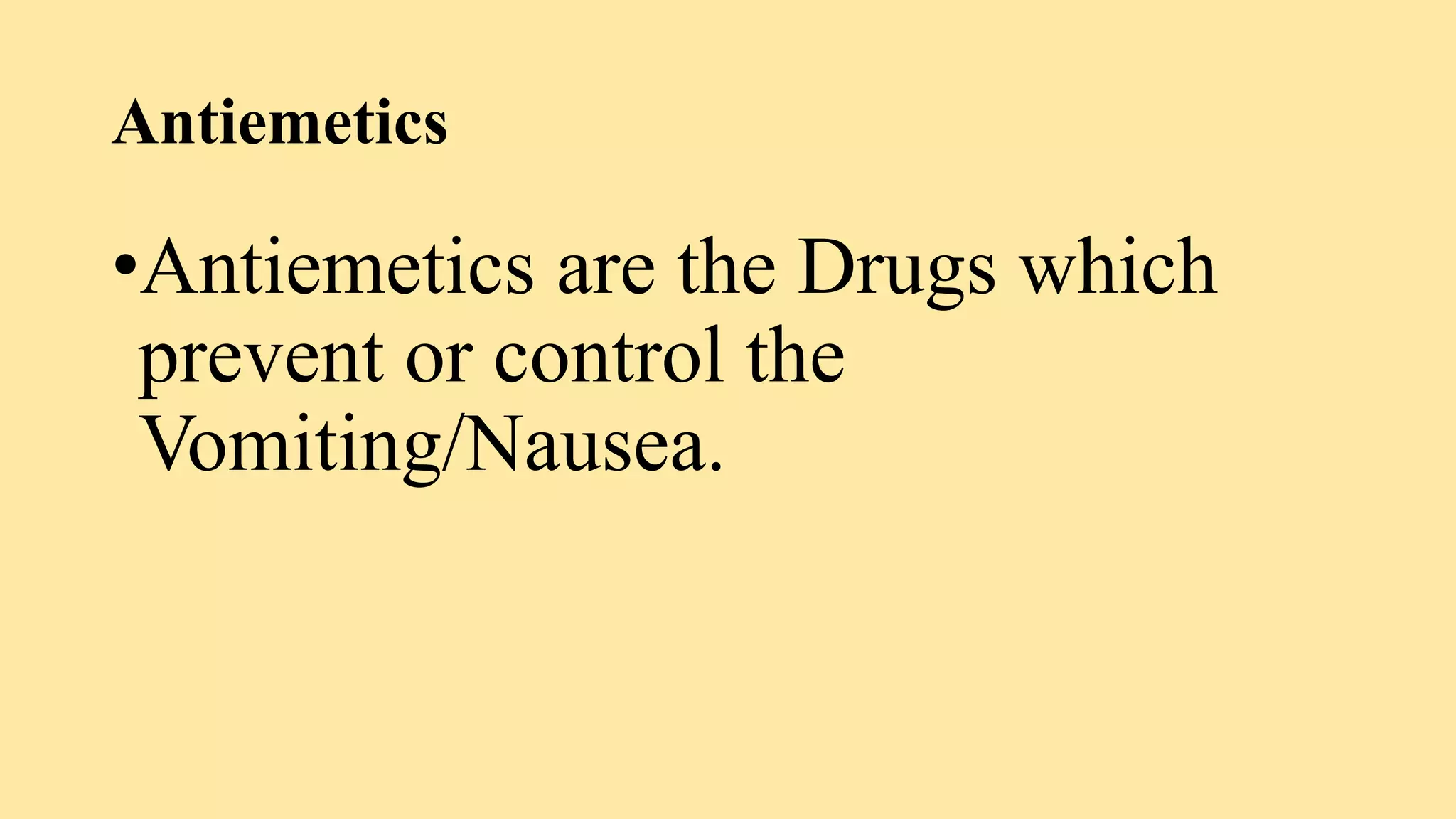 Drugs acting on G.I. system | PPTX