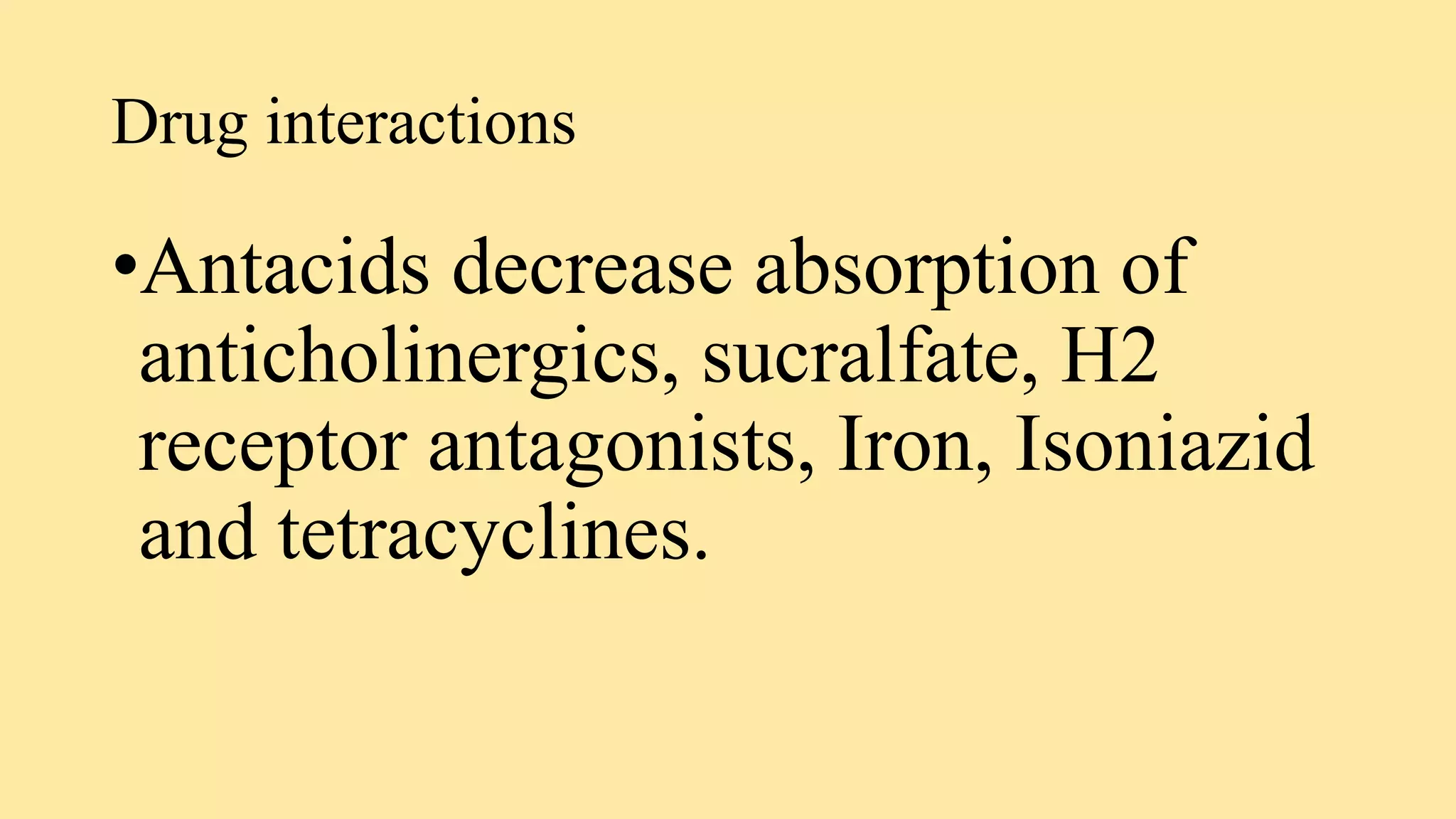 Drugs acting on G.I. system | PPTX | Digestive Disorders | Diseases and Conditions