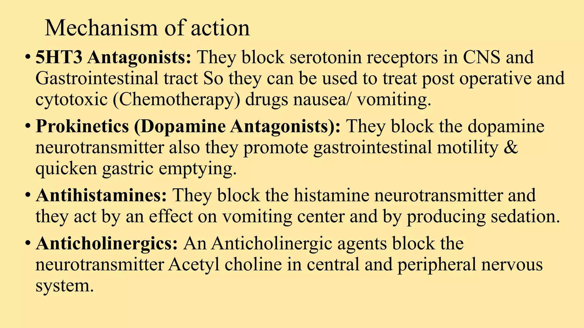 Drugs acting on G.I. system | PPTX