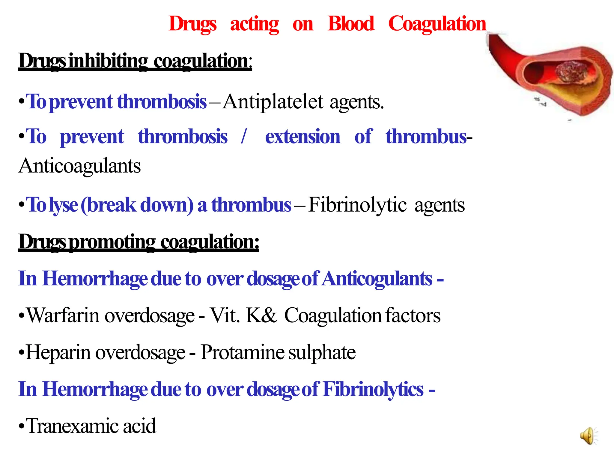 Drugs acting on Haemopoietic system - Anticoagulants.pptx