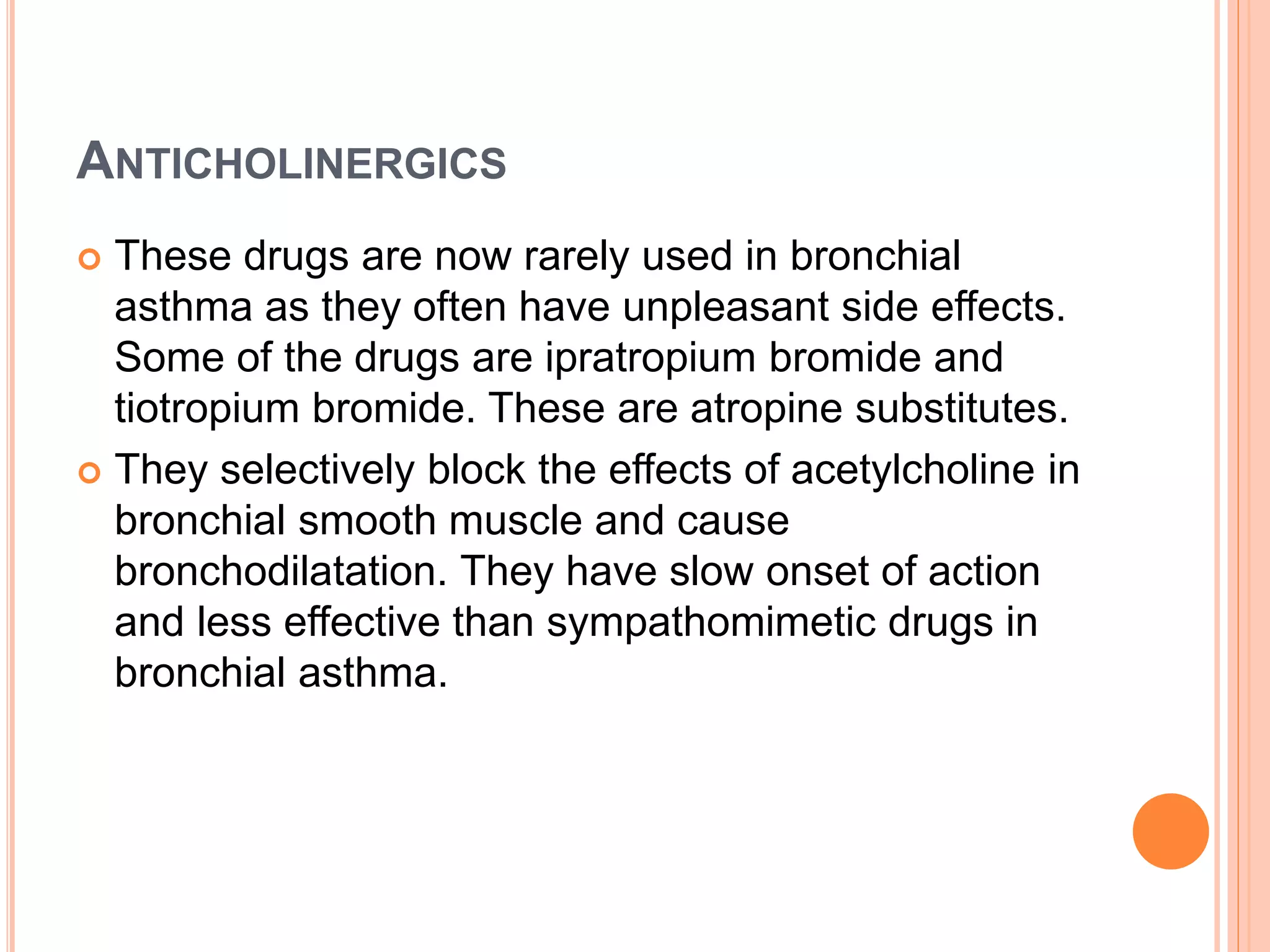 Drugs acting on respiratory system | PPTX