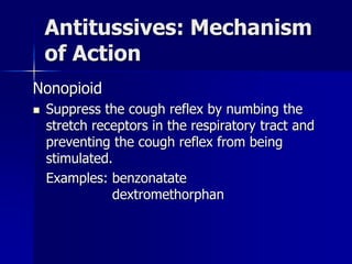 Drugs acting on respiratory system | PPT