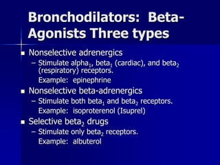 Drugs acting on respiratory system | PPT
