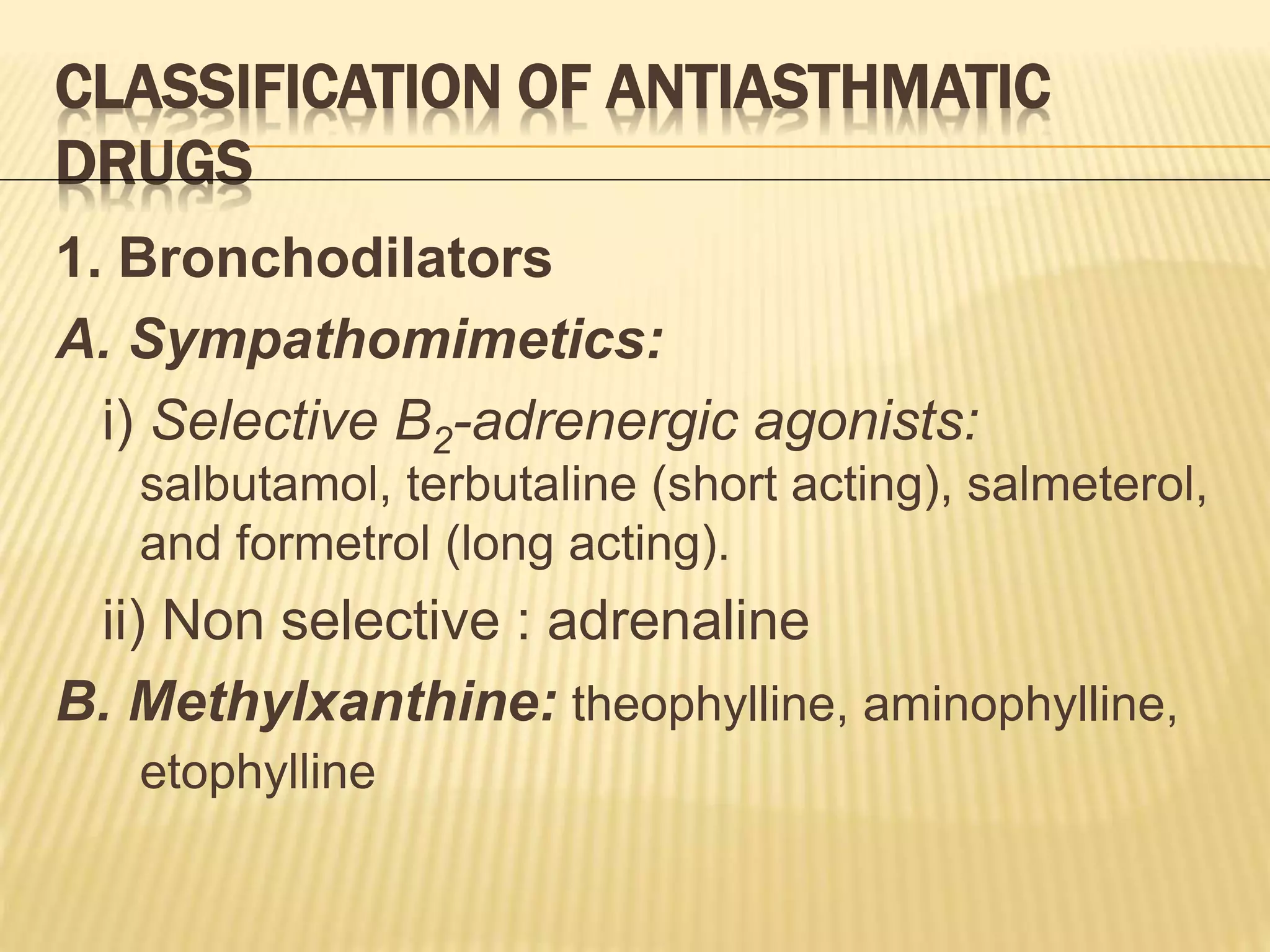 Drugs acting on respiratory system | PPTX