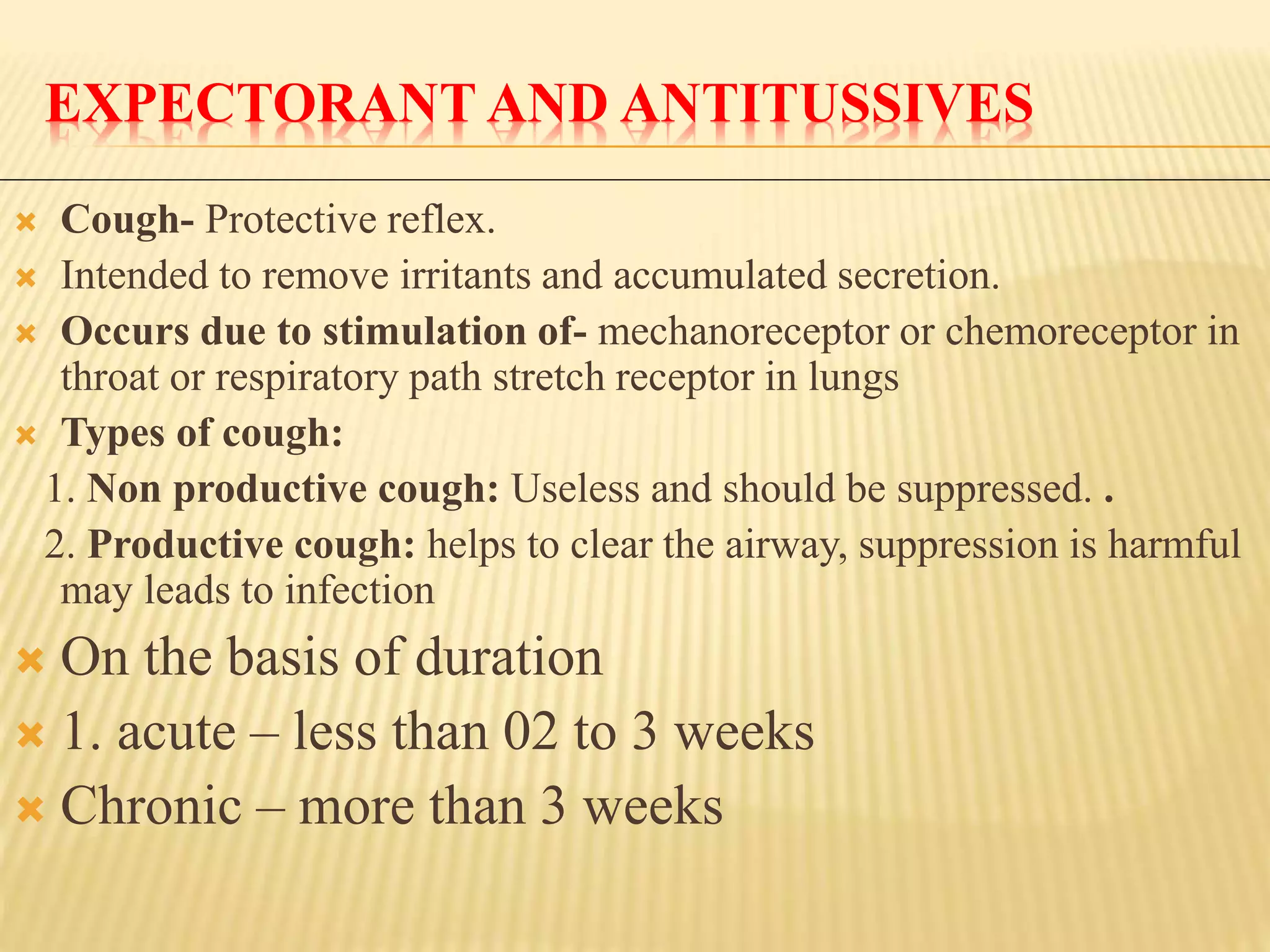 Drugs acting on respiratory system | PPTX
