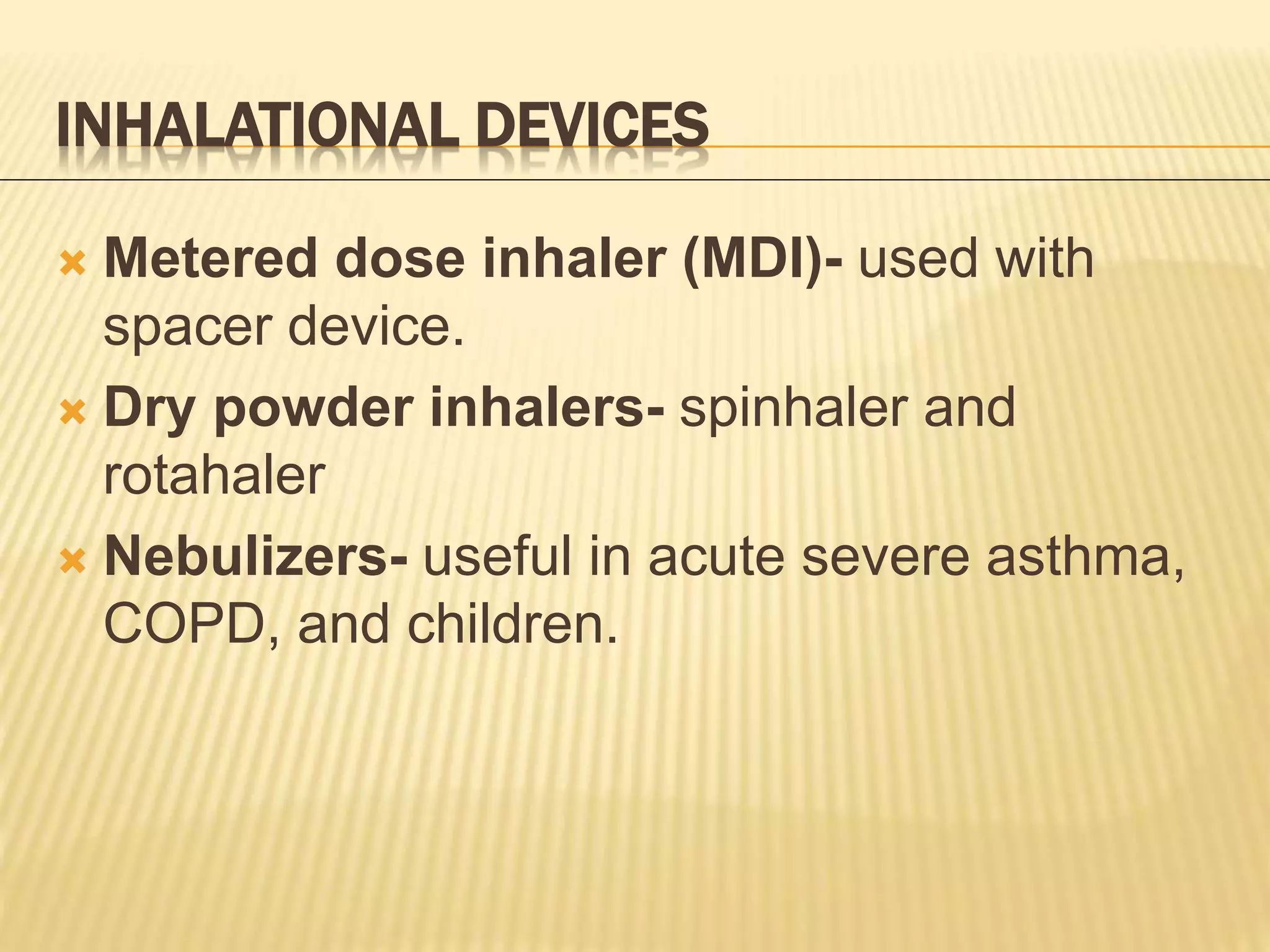 Drugs acting on respiratory system | PPTX